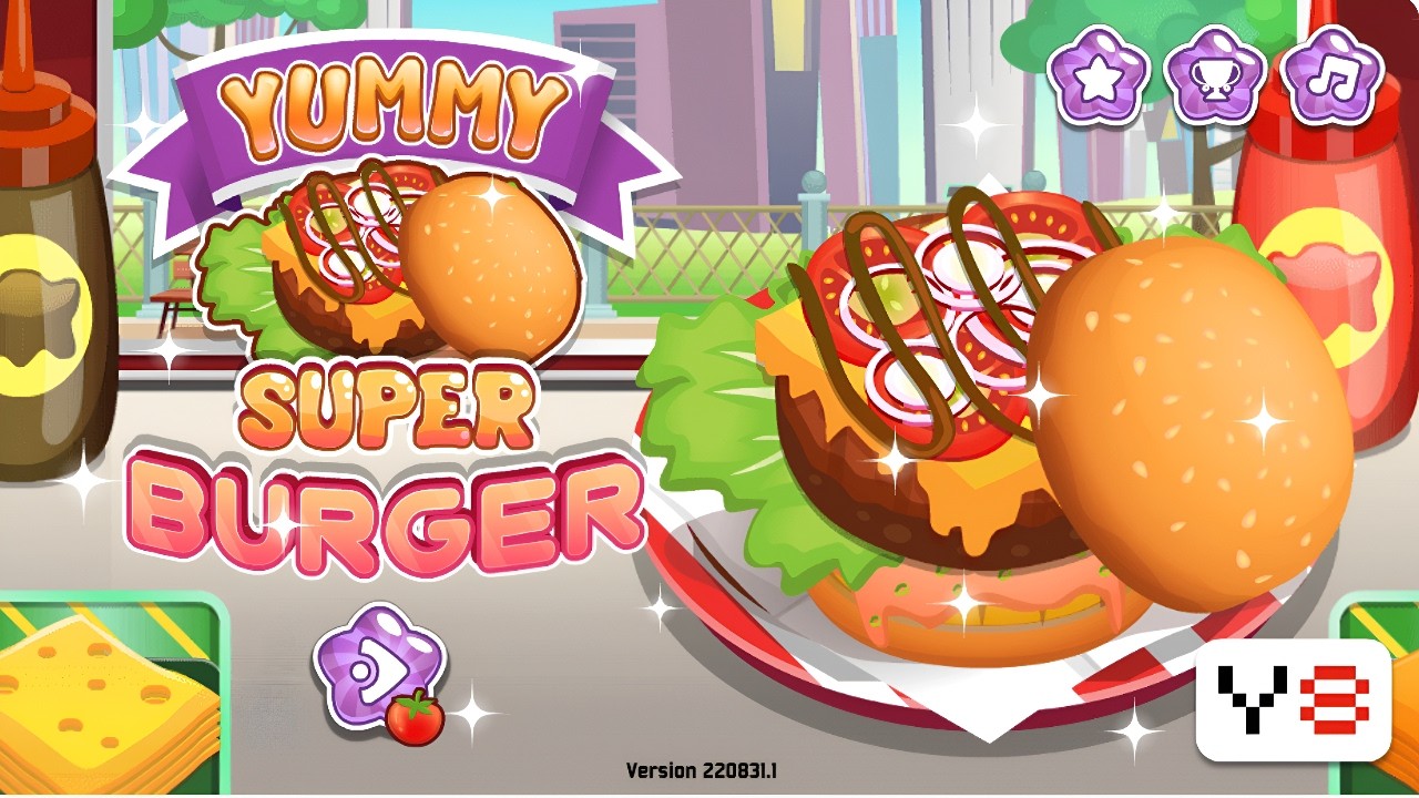 Yummy Super Burger Game Walkthrough Review #games #gameplay #cooking # ...