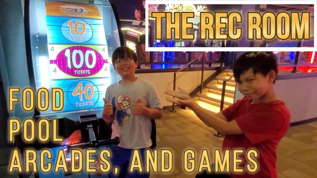 The Rec Room - An arcade and games paradise - YouTube