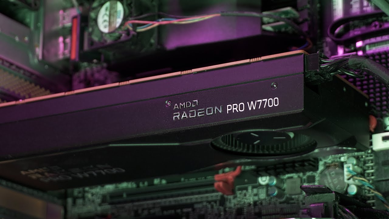 AMD Radeon Pro W7700 Review : For Creators and Professionals - YouTube