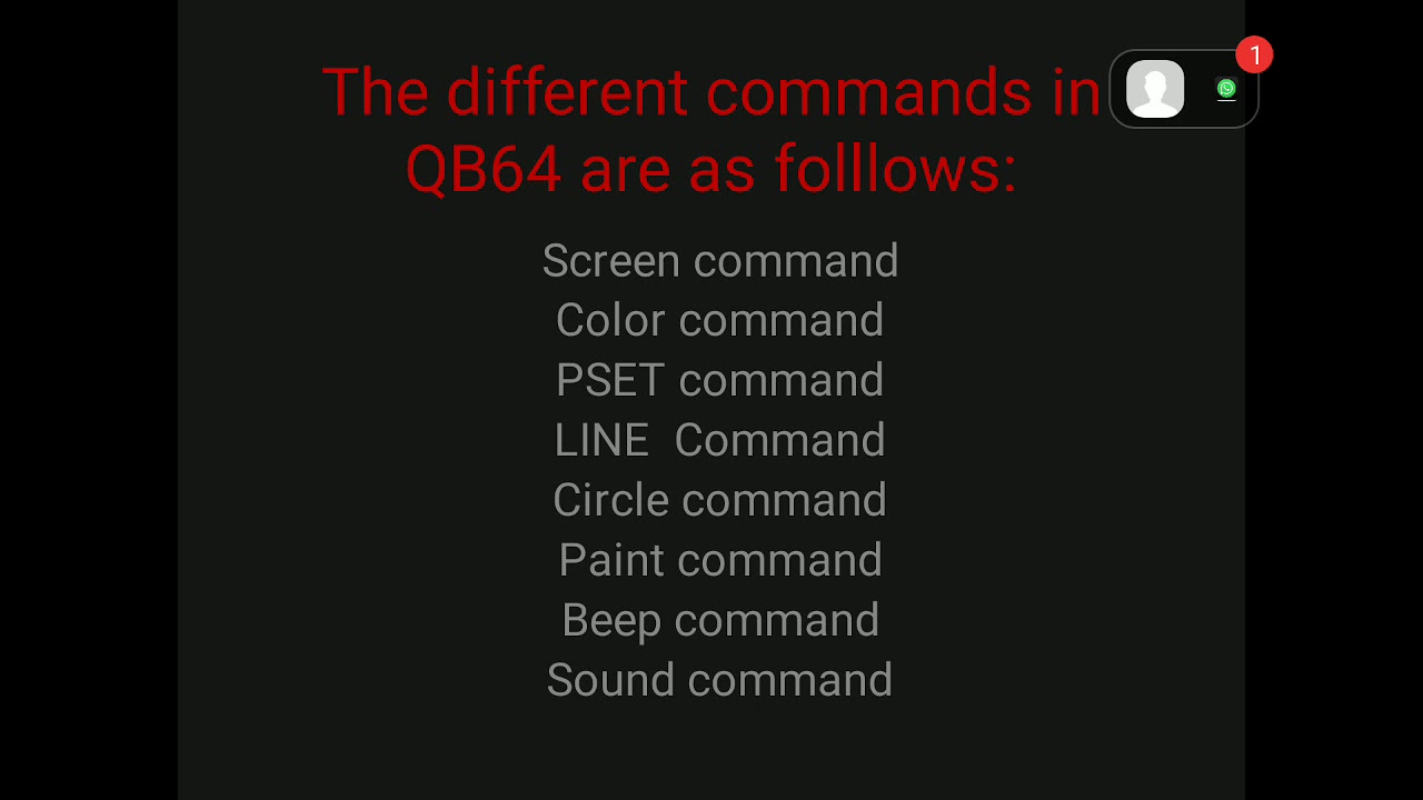 CLASS- 7 ch 7 FIT TOPIC - Qbasic graphics and sound - YouTube