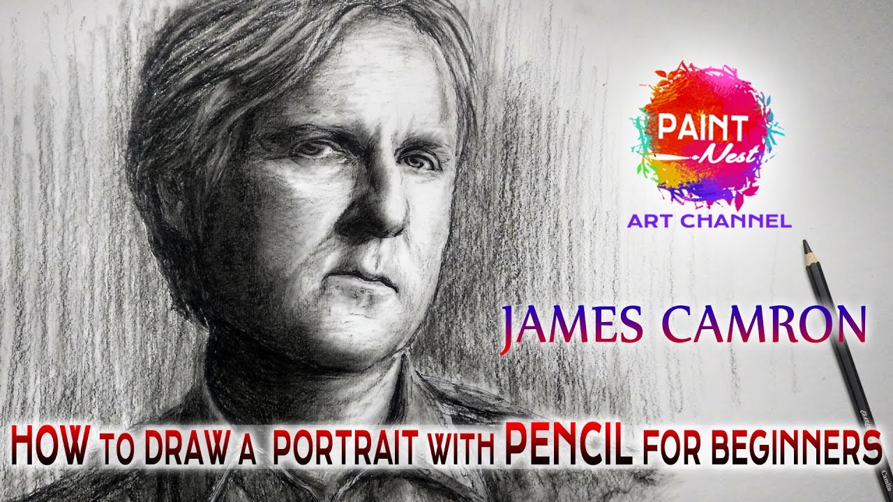 James Cameron Drawing | charcoal pencil | pencil drawing | Art online ...