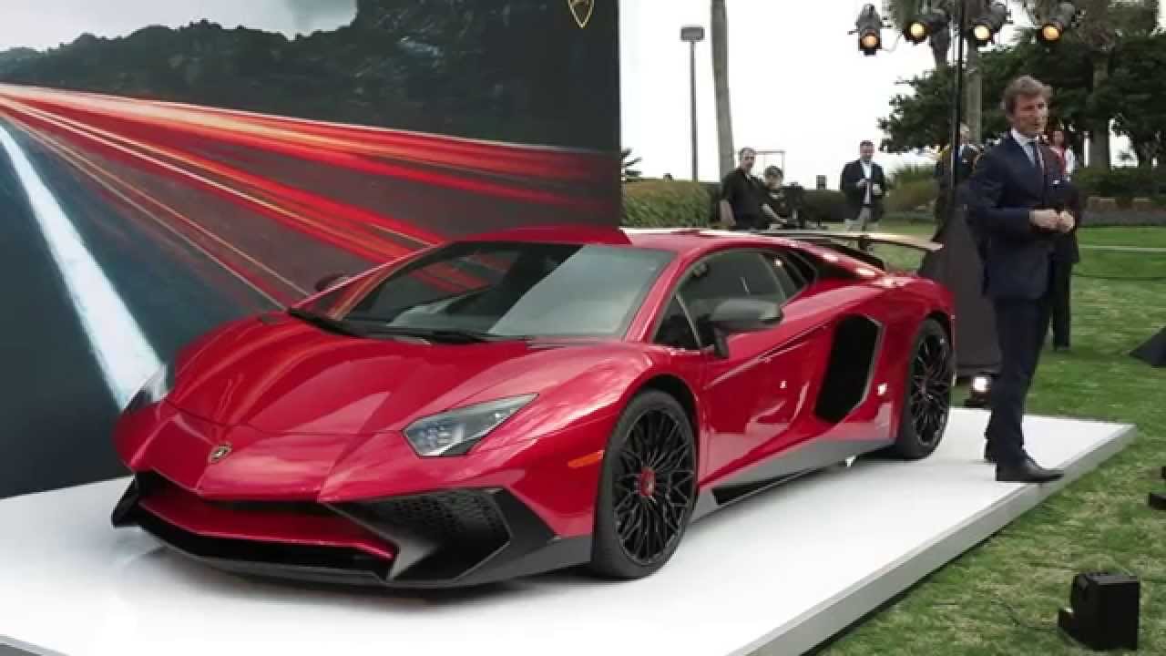 2016 Lamborghini Aventador SV LP750-4 Unveiling - YouTube