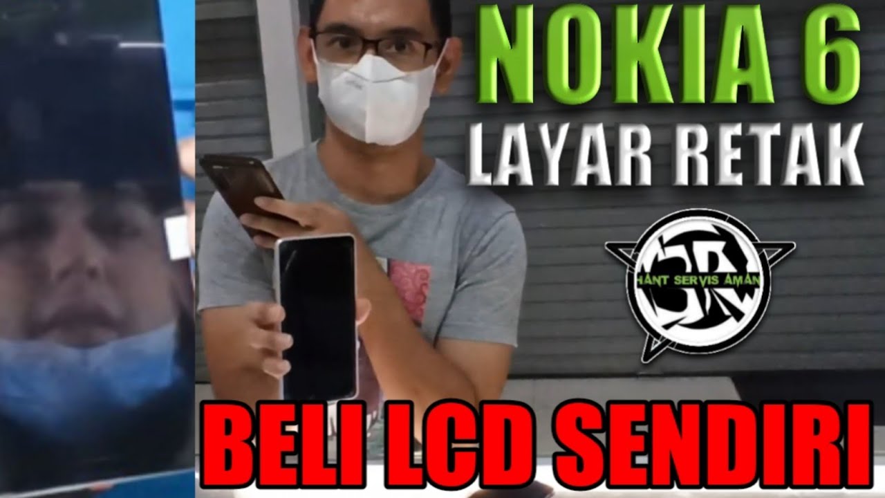 Servis Hp Nokia 6 Layar Retak | Cara Ganti Lcd Nokia 6 | Belajar ...