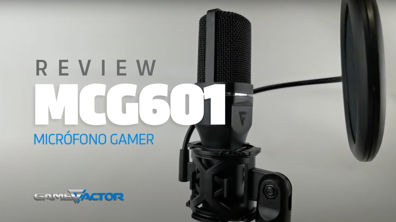 MCG601 Micrófono Gamer Profesional | GameFactor - YouTube