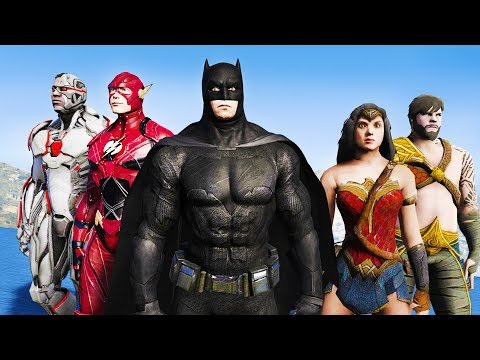 THE ULTIMATE JUSTICE LEAGUE GTA 5 MOD!!! LIBERATING LOS SANTOS (GTA 5 Mods)