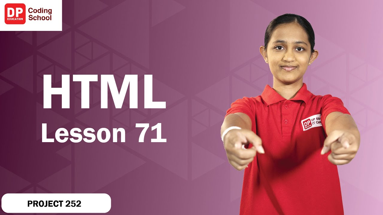 Project 252 - How to Create HTML Lesson 71 - YouTube