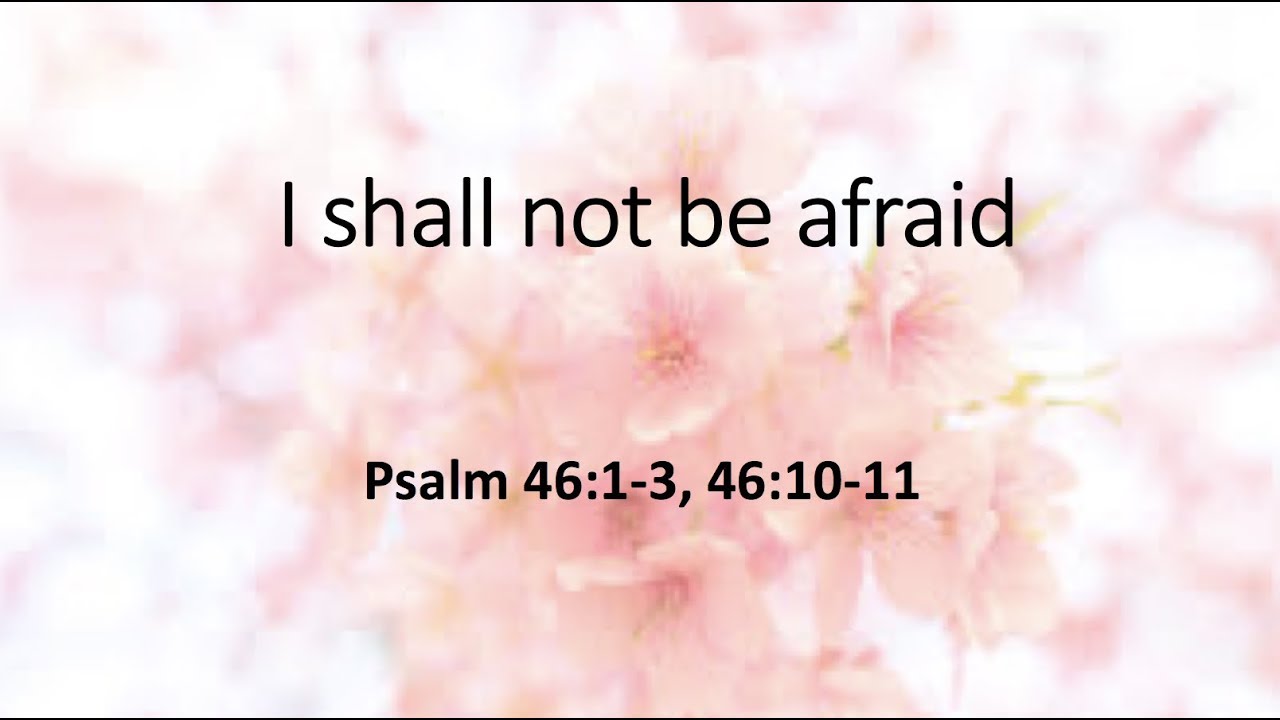 First Virginia Baptist Church EM Sermon "I shall not be afraid" Dr. Jey ...