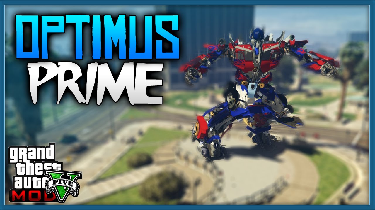 OPTIMUS PRIME EN GTA 5 !! IMPRESIONANTE TRANSFORMES GTA 5 PC MODS - YouTube