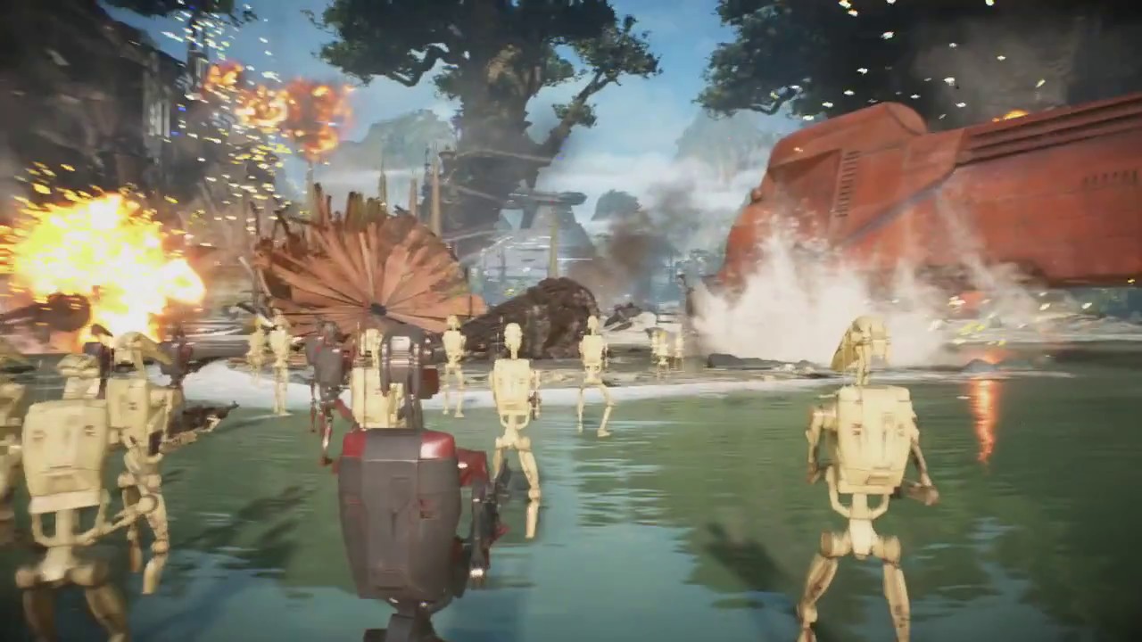 Star Wars: Battlefront 2 - Galactic Assault [Kachirho Beach][Kashyyyk ...