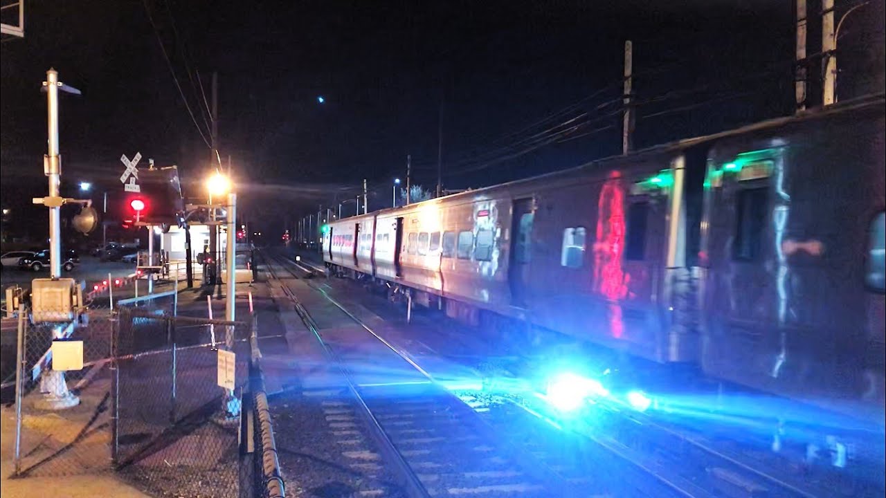 Sparks Fly from LIRR Third Rail at Bethpage Station - YouTube