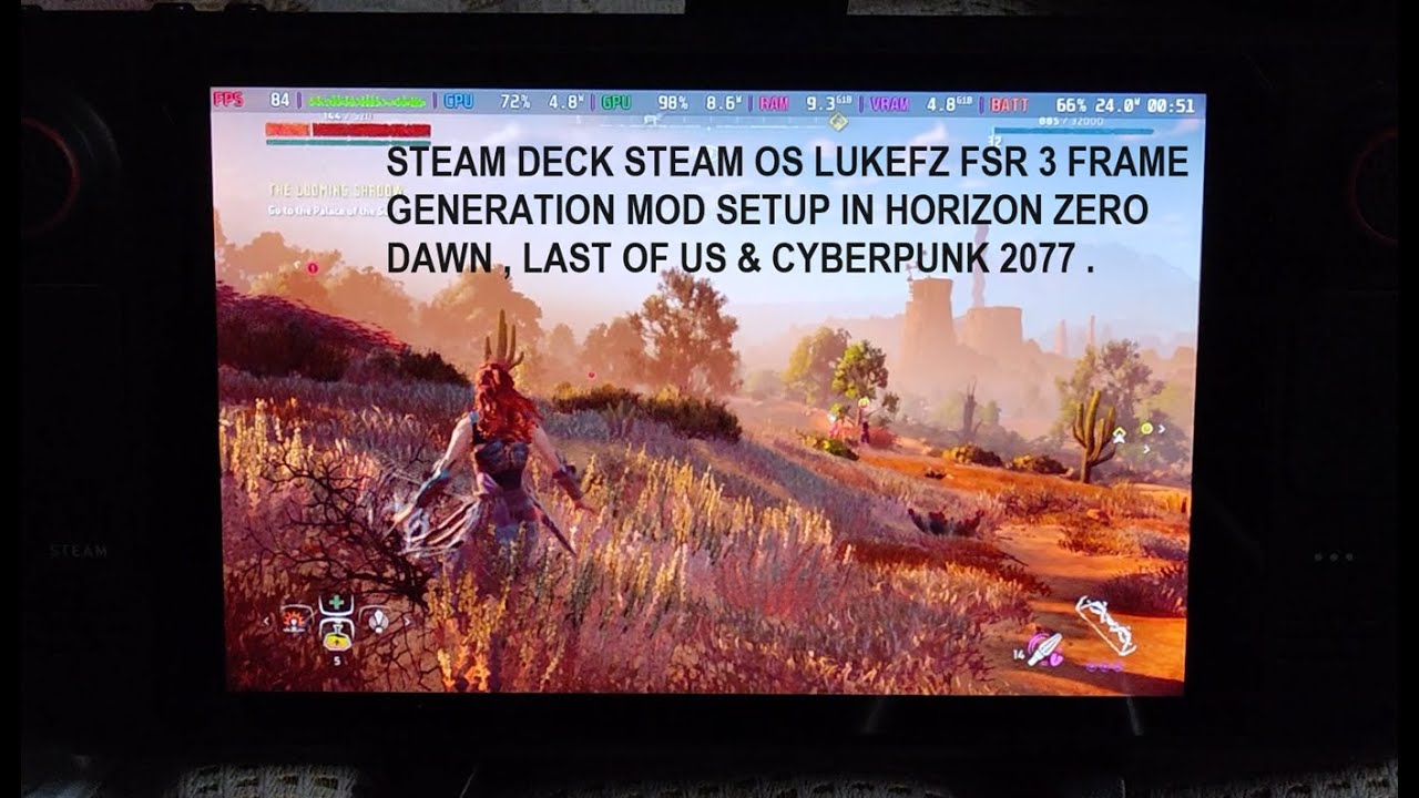 Steam Deck Horizon Zero Dawn , Last Of Us & Cyberpunk 2077 FSR 3 Frame ...