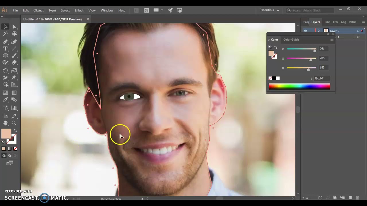 Tracing People: Eyes & Hair - YouTube
