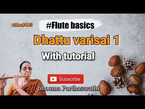 Dhattu Varisai 1 Basic Lesson Mayamalavagowla Free Online Flute ...