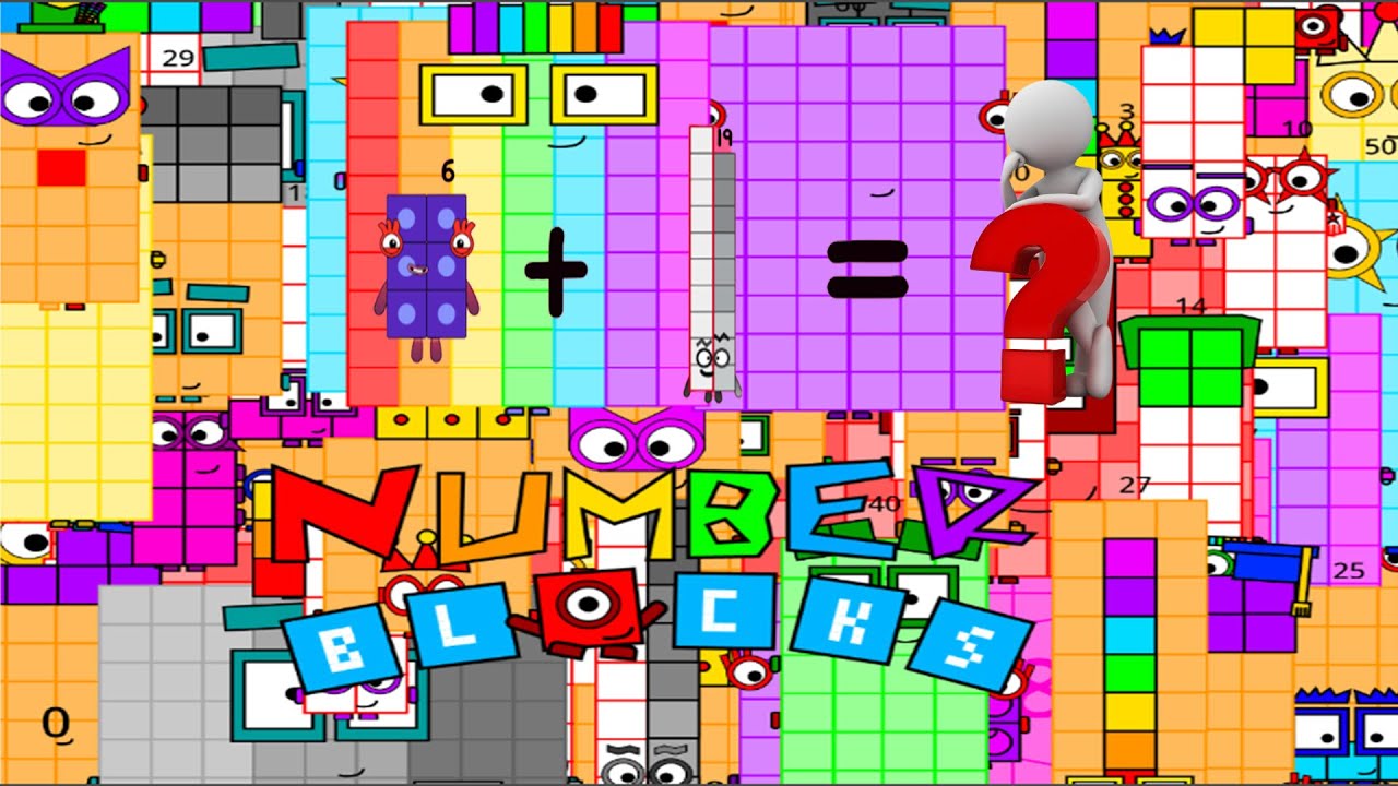 Numberblocks 0-100 Normal | Learn Math Additions fun - Japanese - YouTube