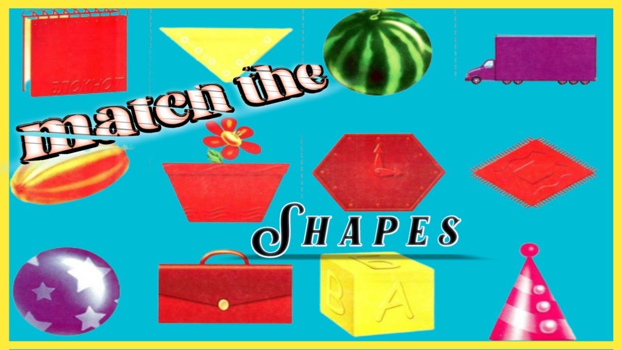 Shape and colours for children's | Learning Shapes game for kids | Best ...