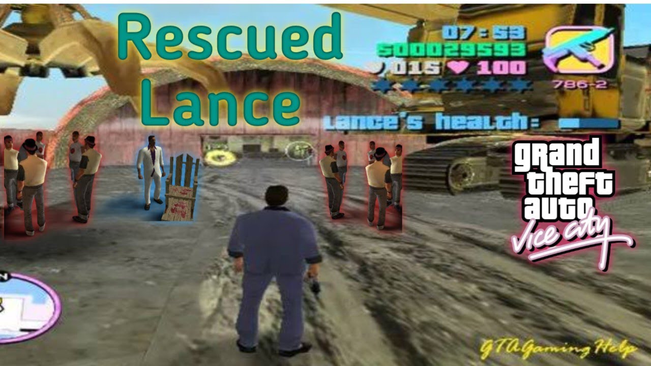 Rescued Lance form Diaz | Gta vice city gameplay video 🎮 - YouTube