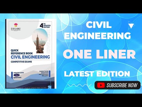 CIVIL ENGINEERING QUICK REFERENCE BOOK | ONE LINER | CIVILIANZ ...