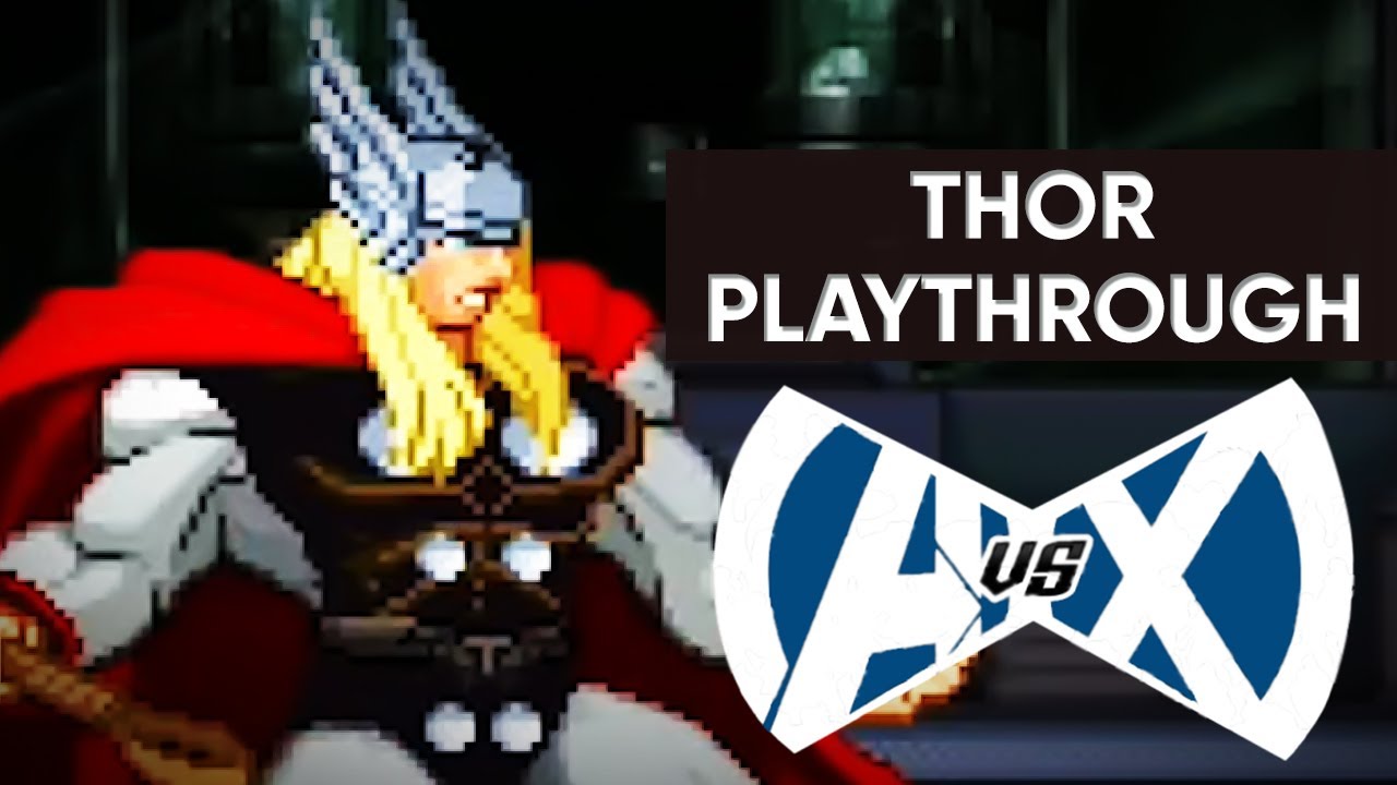 Avengers vs. X-Men (Mugen) - Thor Gameplay Playthrough - YouTube