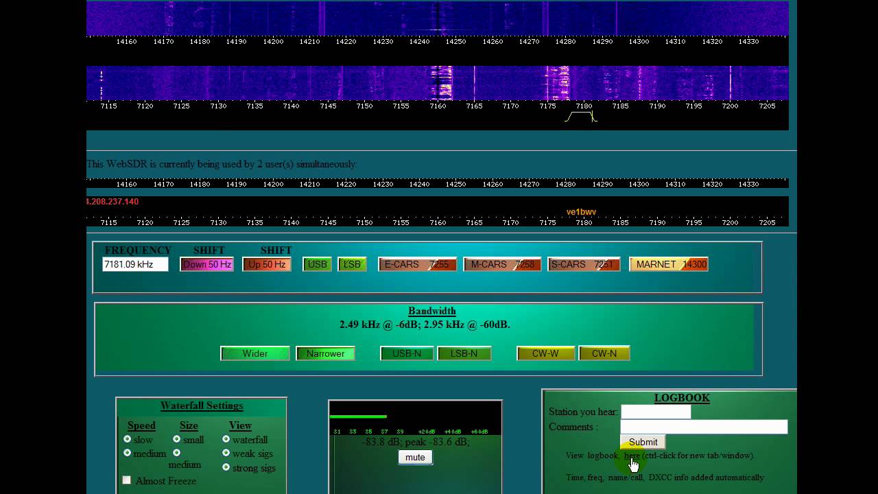 WEBSDR DEMO 1 HQ - YouTube
