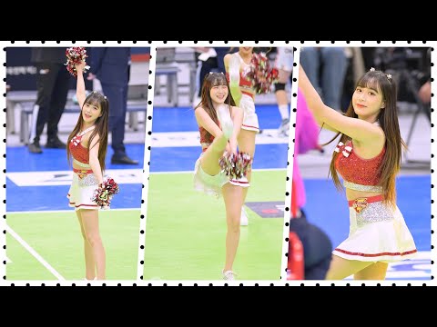 4K 230312 '한 페이지가 될 수 있게-데이식스' 변하율(Ha-Yul) 치어리더 직캠 By.JJaGa #변하율 #한국전력 #수원실내체육관 #빅스톰