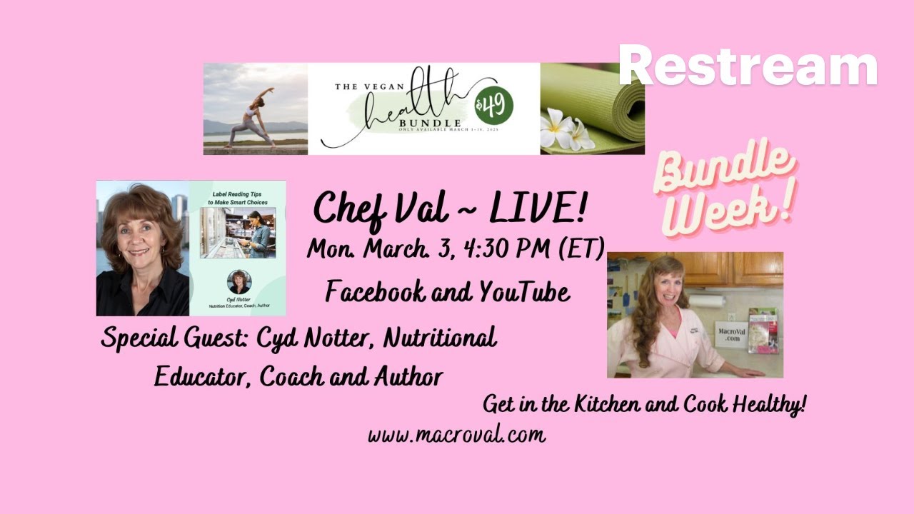 Chef Val LIVE! Special Guest: Cyd Notter - YouTube