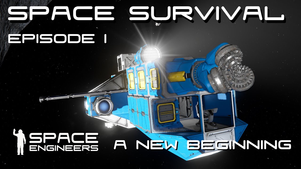 Space Engineers - Space Survival - Ep1 - The Beginning of Semi-Hardcore Survival Series!! - YouTube