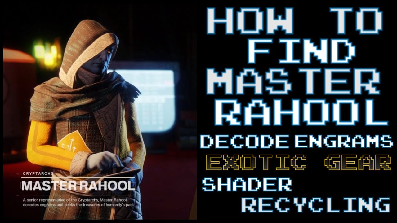 HOW TO FIND MASTER RAHOOL - Destiny 2 2020 - YouTube