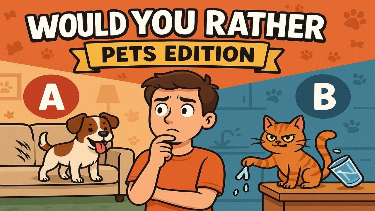 Would You Rather: PETS Edition 🐶🐱| What Would YOU Choose?! - YouTube