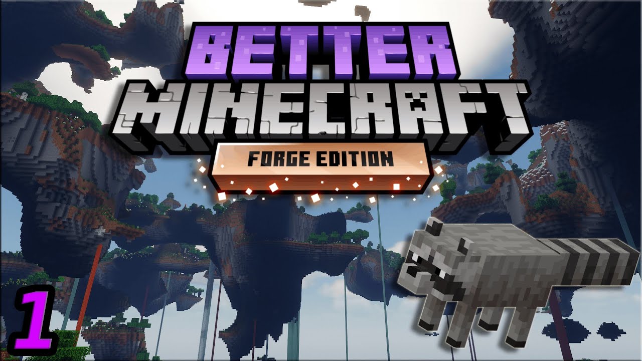 Better Minecraft EP1 Racoons Are EXTRA!! - YouTube