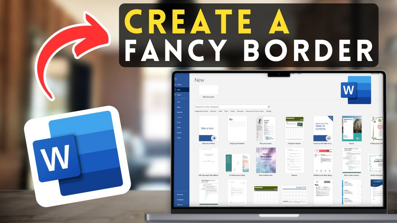 How to Create Fancy Borders in MS Word | Microsoft Word Tutorial (2025 ...