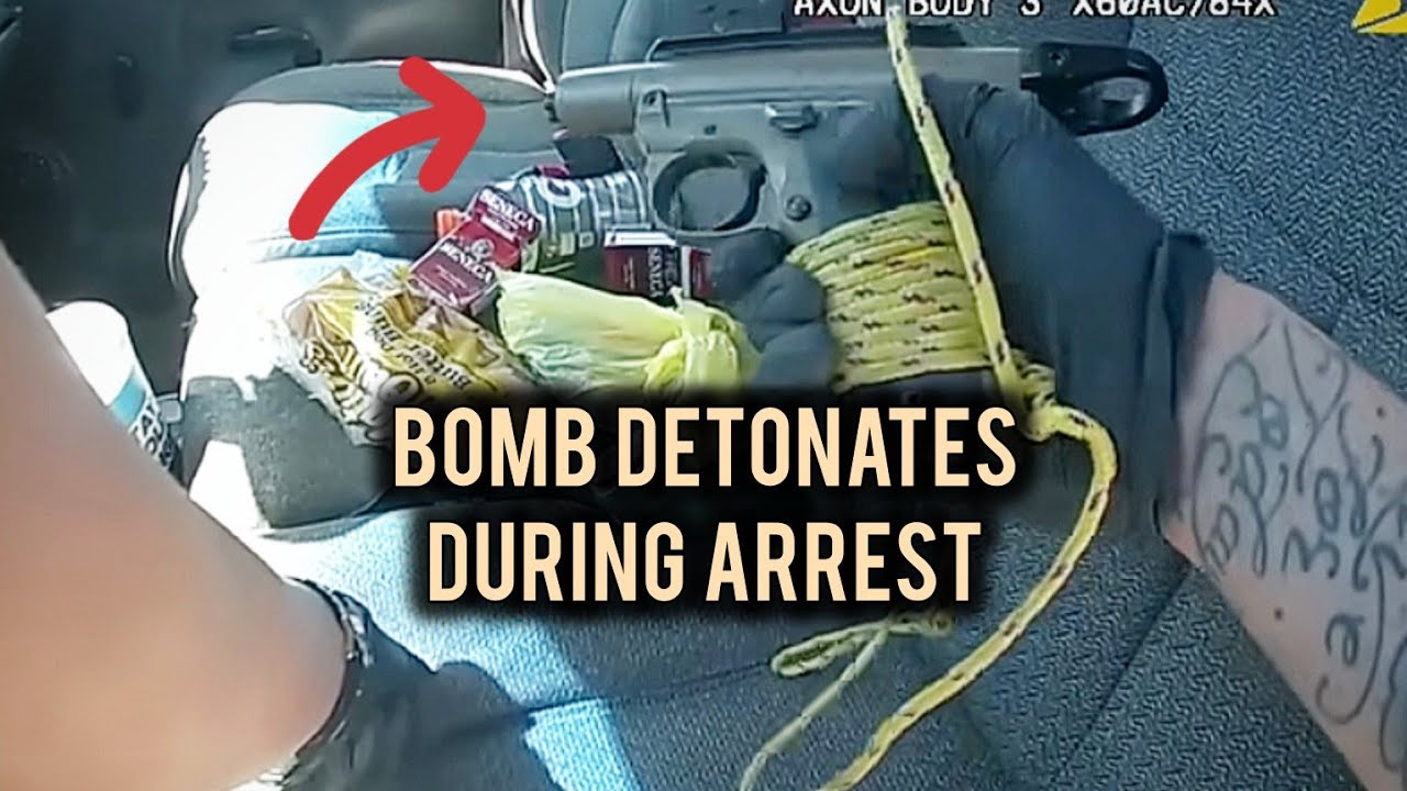 BOMB DETONATES During Arrest - YouTube