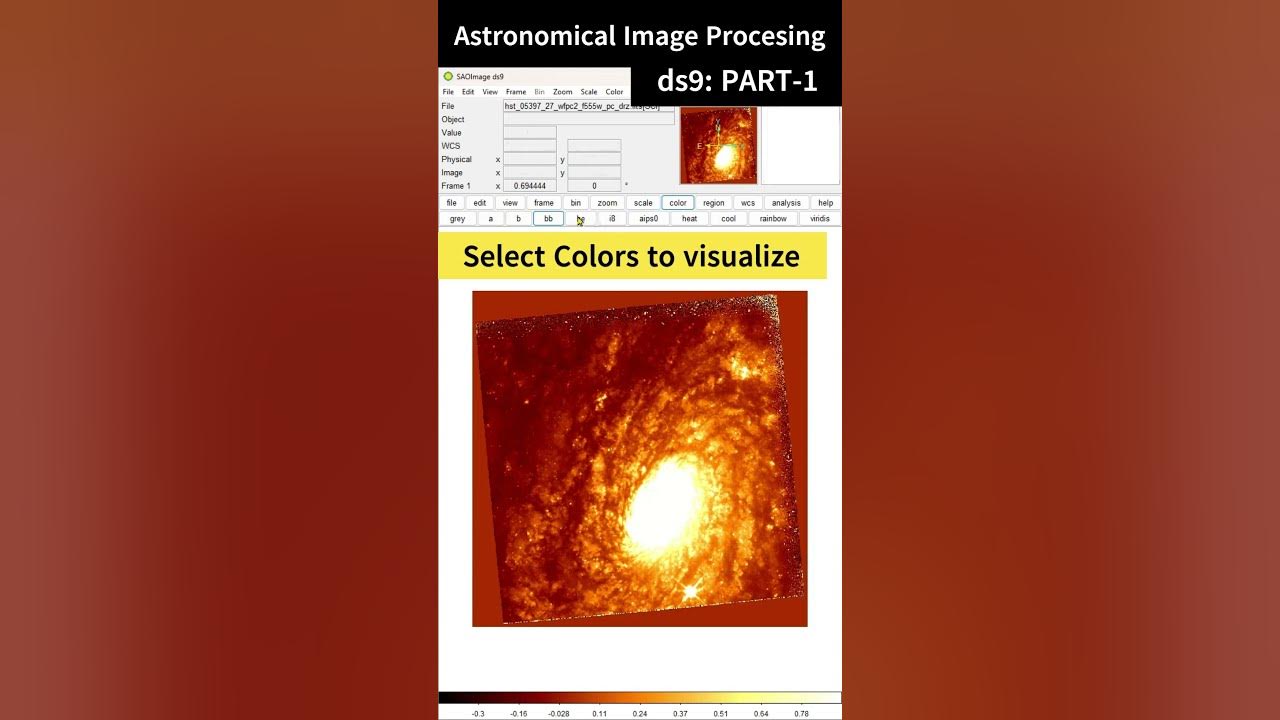 DS9: HOW TO OPEN FITS IMAGE|ASTRONOMICAL IMAGE PROCESSING| ANALYSIS| GALAXY AND STARS| # ...