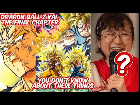 Facts About Dragon Ball Z Kai: The Final Chapter 😳 - YouTube