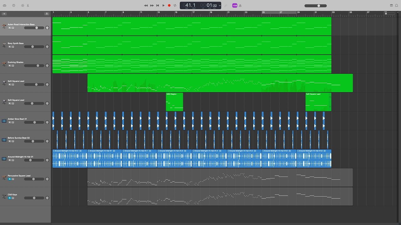 A full minute of me jamming in Garageband - YouTube