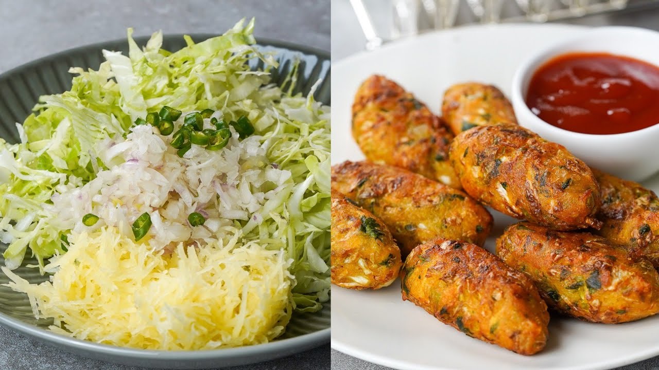 Cabbage & Potato Can Be Tastier Than Meat, Cabbage Aloo Roll | Potato ...