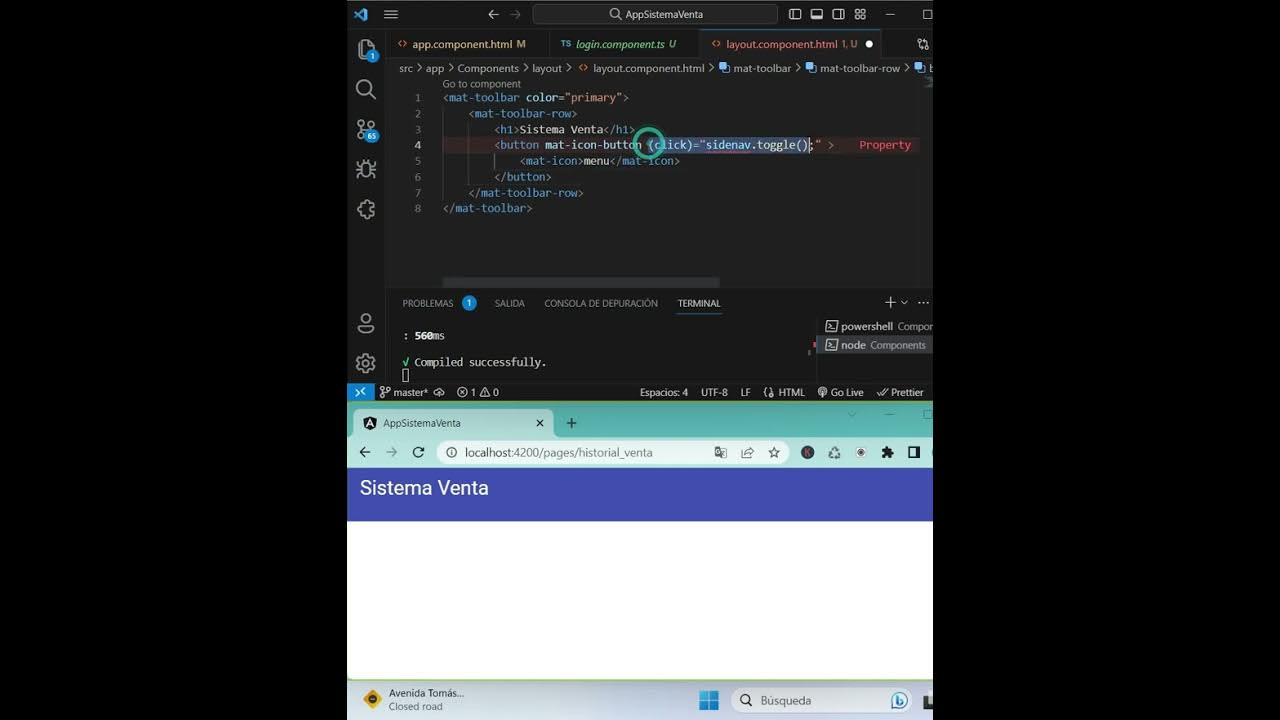 Creando dashboard moderno con angular material v16 - YouTube