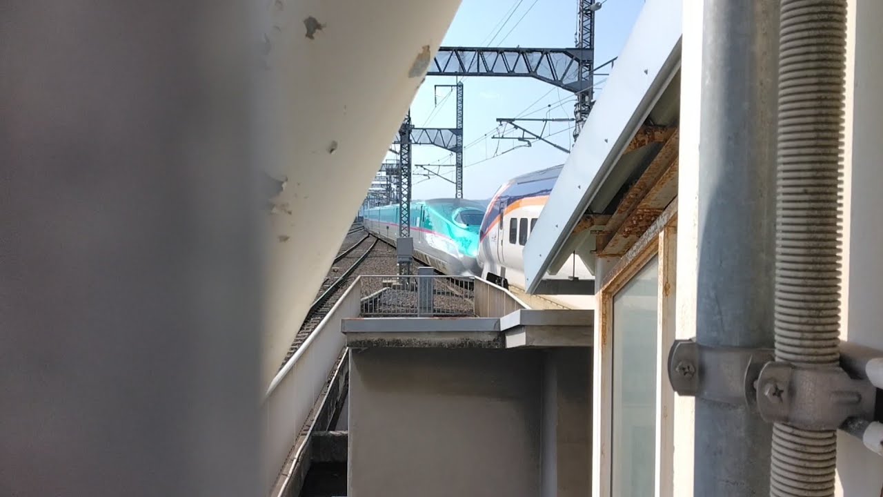【UL初併結】E5系U15編成+E3系L63編成 やまびこ+つばさ128号 東京行 福島駅出発 (E5系+E3系L編成初営業列車) 【L63編成追悼動画】【YaMatsubasaの撮影記録 ...