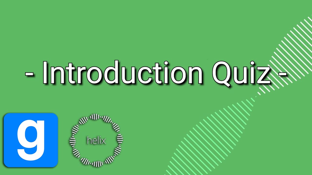 Garry's Mod | Helix RP Intro Quiz Plugin Showcase - YouTube