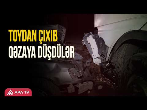Qazaxda “Mercedes” “Tır”a çırpılıb, xəsarət alanlar var | APA TV