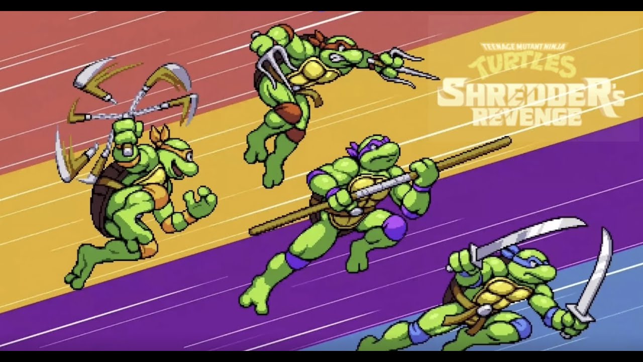 Teenage Mutant Ninja Turtles: Shredder's Revenge - coop à trois - run ...