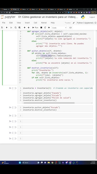 ¿Cómo gestionar un inventario para un Videojuego en Python con Programación Orientada a Objetos ...
