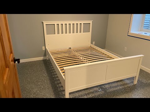 IKEA How to Assemble Hemns  Queen bed frame