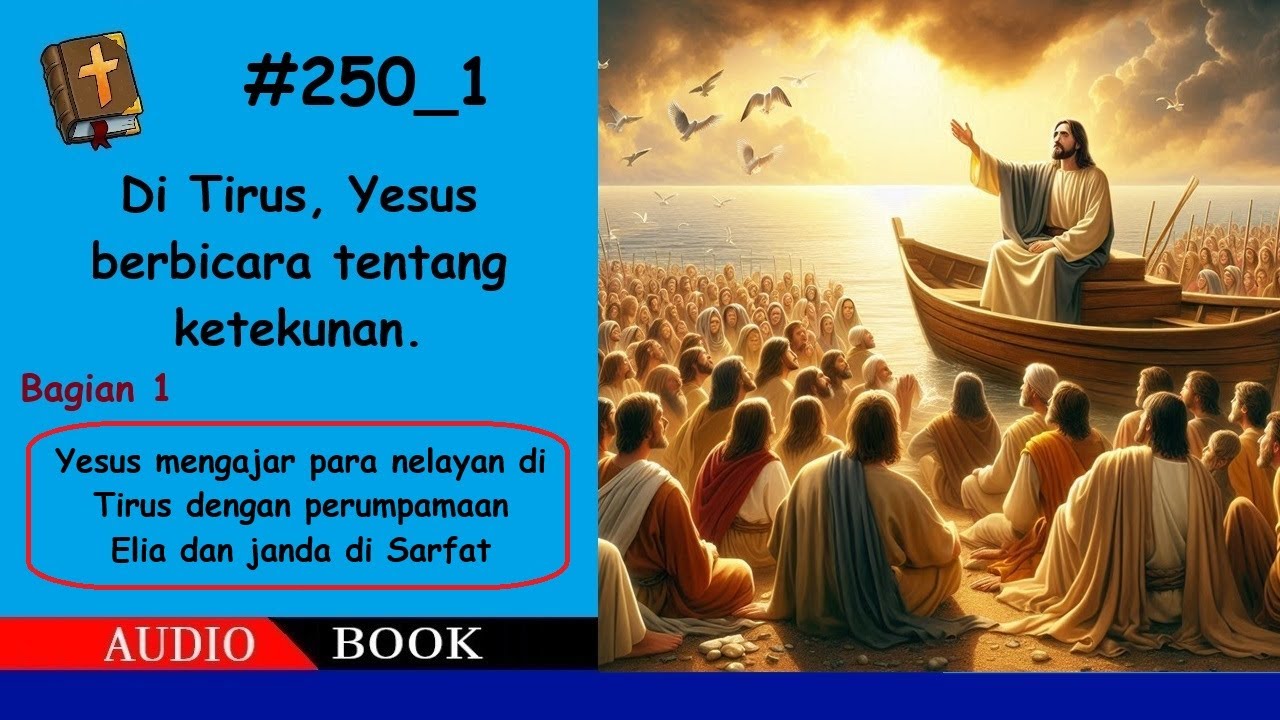 #250_1 Di Tirus, Yesus berbicara tentang ketekunan bagian 1 - YouTube