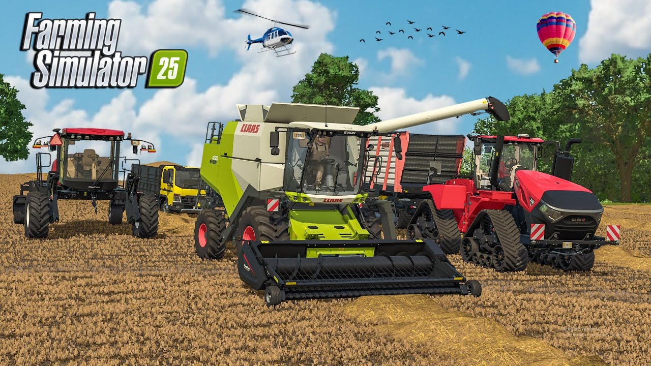 Wheat Harvesting W/ MacdDon & Collect With Class | Farming Simulator 25 ...