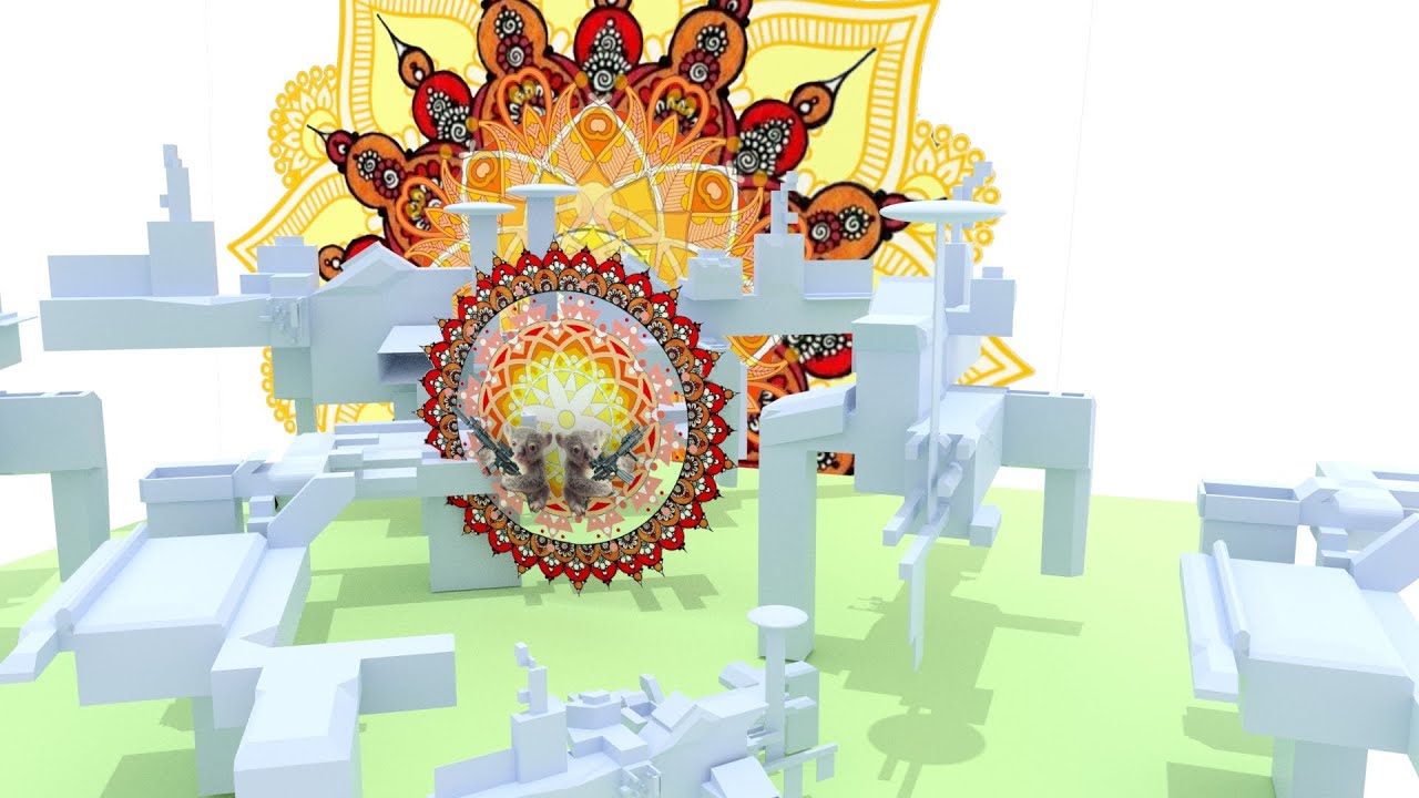 mixing 2d with 3d animation in blender - YouTube