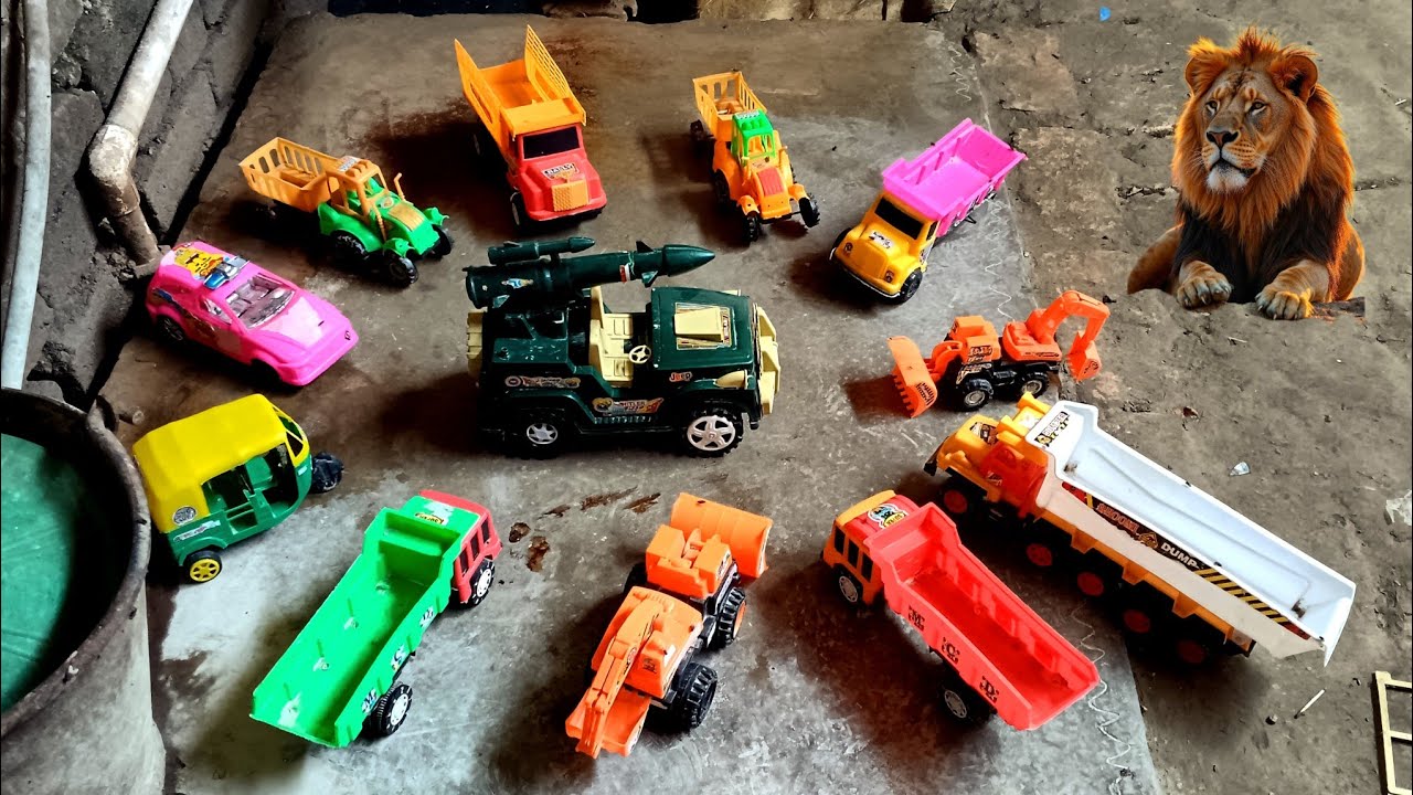 Diy Concrete Metal Railing Bridge vs Heavy Trucks | Science Project on ...