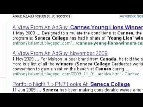 Creative Advertising at Seneca College - YouTube