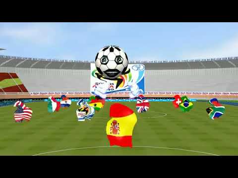 World Cup 2010 - Wavin' Flags & Singing Soccerballs - Animated Clip ...
