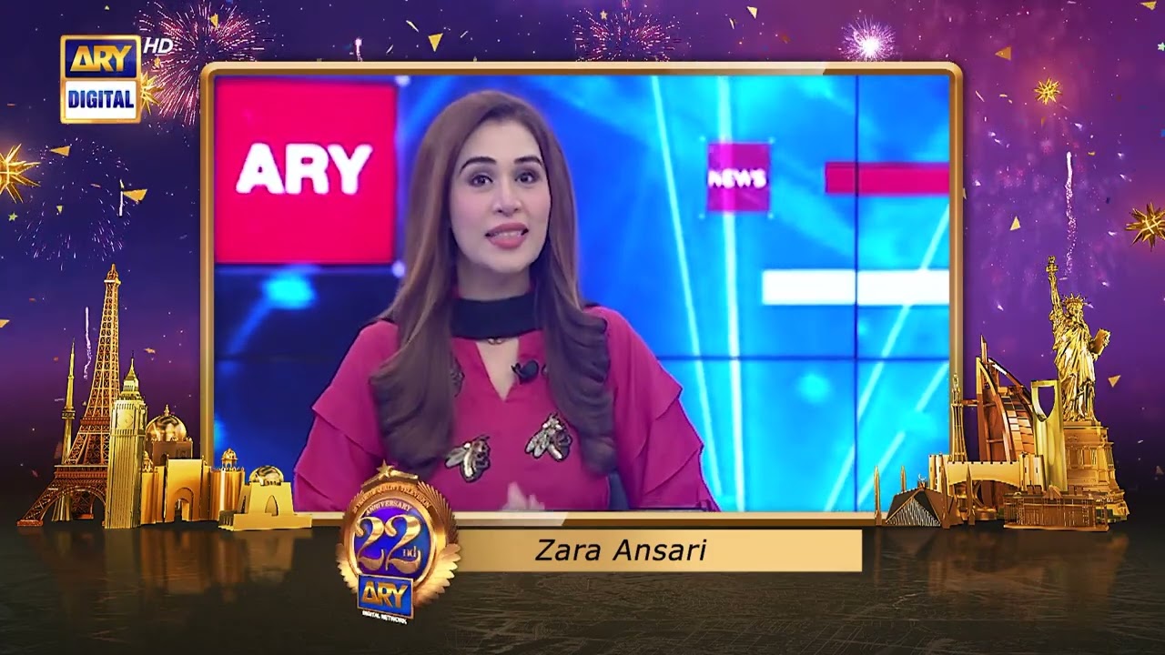 Zara Ansari wishes #ARYDigitalNetwork on its 22nd Anniversary! - YouTube
