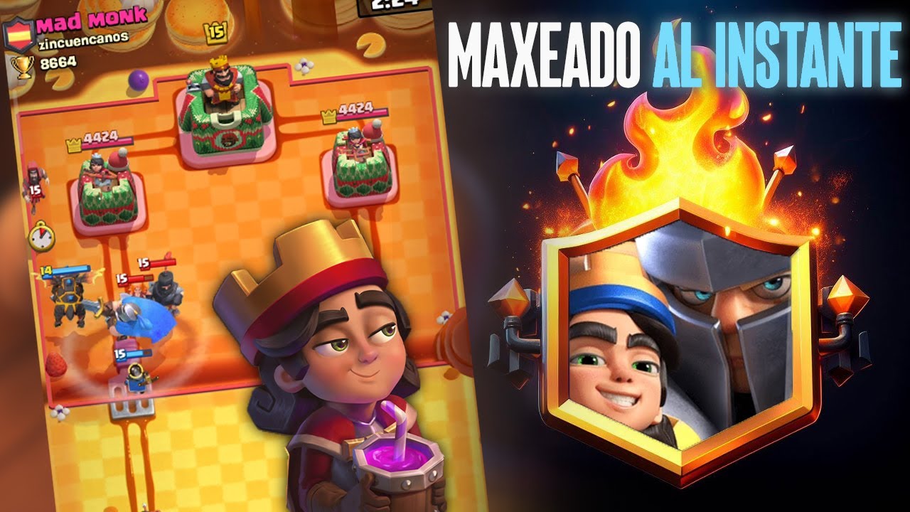 PRINCIPITO NIVEL 15 y SU GUARDIAN IMBATIBLE | Clash Royale 🔥 🏆 - YouTube